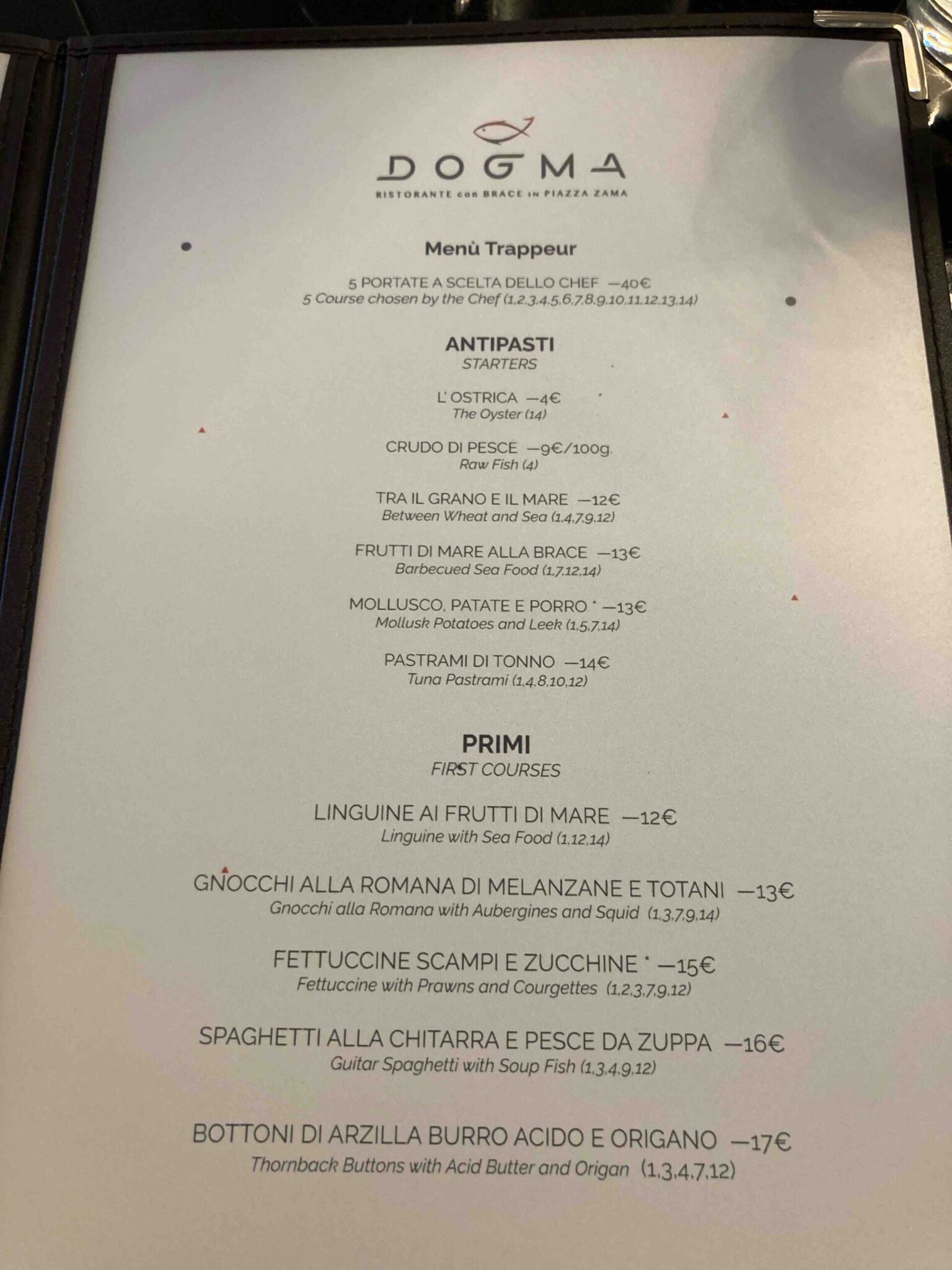 Dogma Roma, lo spettacolare ristorante di pesce con brace di una coppia ...